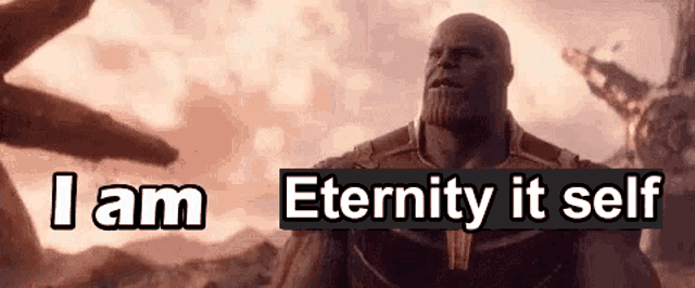Eternity Itself Thanos Eternity Itself Thanos Snap Discover And Share S