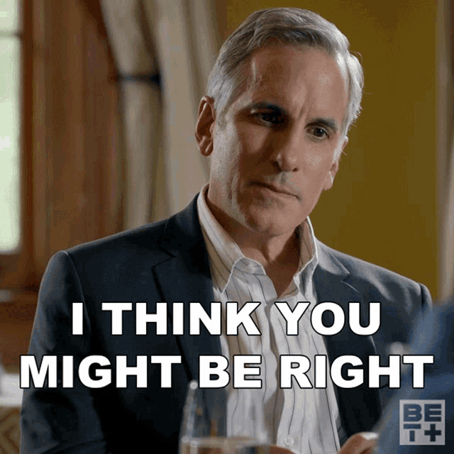 I Think You Might Be Right Arnold Lang GIF - I Think You Might Be Right Arnold Lang Sacrifice ...