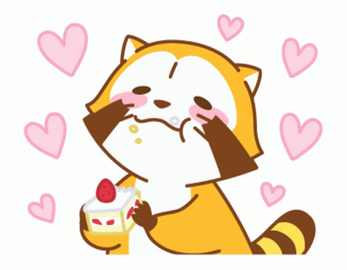 Rascal Cake Sticker - Rascal Cake Dessert - Discover & Share GIFs