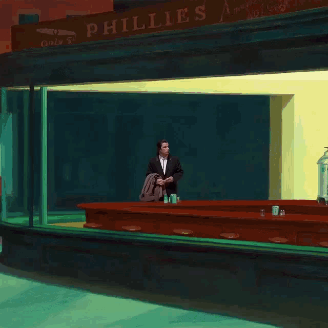 Hopper Nighthawks Hopper Nighthawks John Travolta Discover And Share S