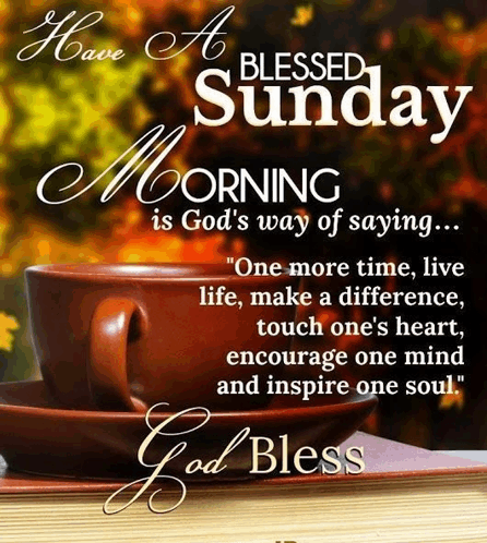 Good morning have a blessed sunday store
