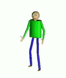 Baldi Default Dance Baldi Basic Sticker - Baldi Default Dance Baldi ...