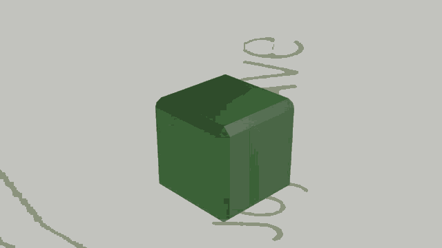 Cube Spinning 3d Render Cube Spinning 3d Render Green Cube Discover And Share S
