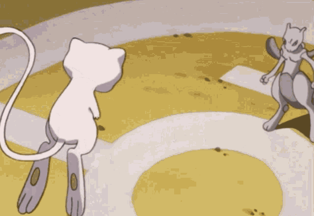 Pokemon Cute Mew And Mewtwo