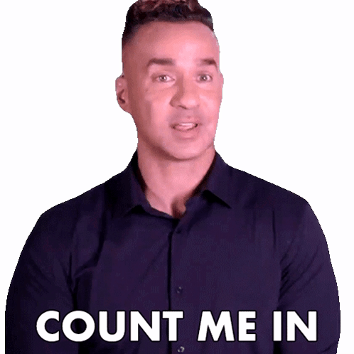 Count Me In The Situation Sticker - Count me in The situation Mike sorrentino - Discover & Share ...