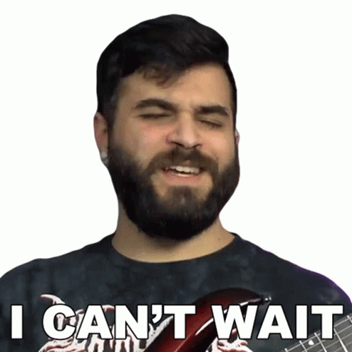 I Cant Wait Andrew Baena Sticker - I Cant Wait Andrew Baena Im So Excited - Discover & Share GIFs