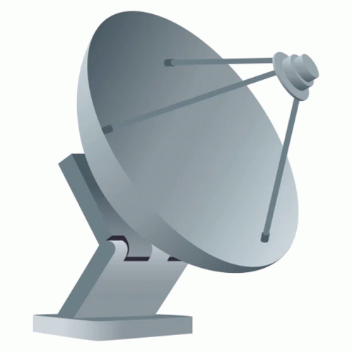 Satellite Dish In Space Clipart