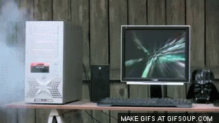 Computer Explodes GIF - Exploding Computer Error - Discover & Share GIFs