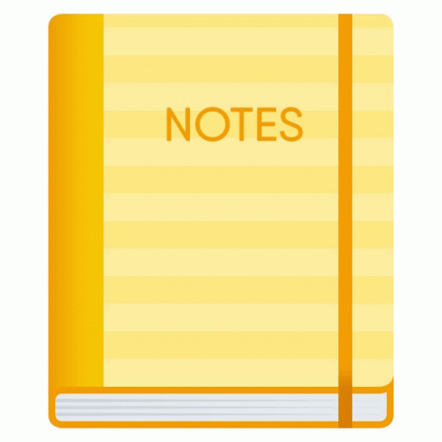 Notebook With Decorative Cover Objects Sticker – Notebook With ...