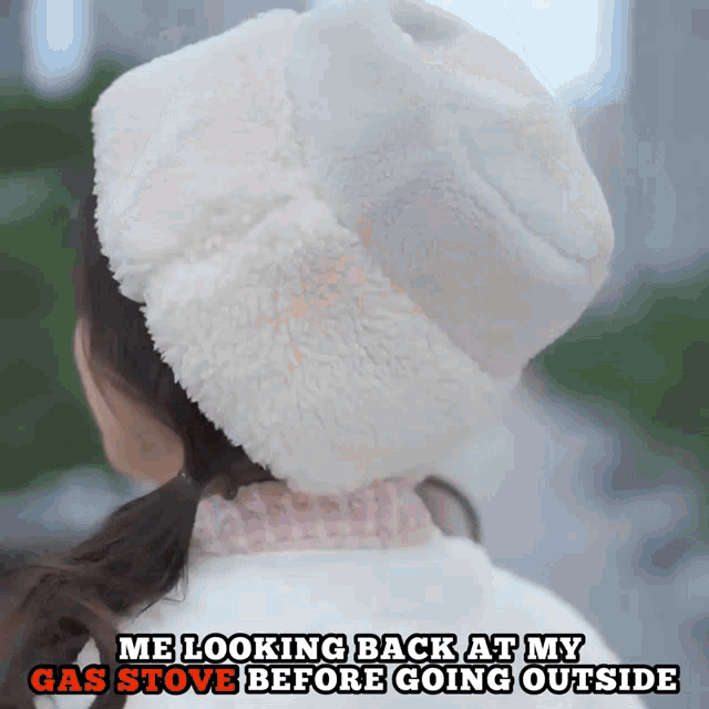 Jagyasini Singh Me Looking Back At My Gas Stove Before Going Outside Jagyasini Singh Me